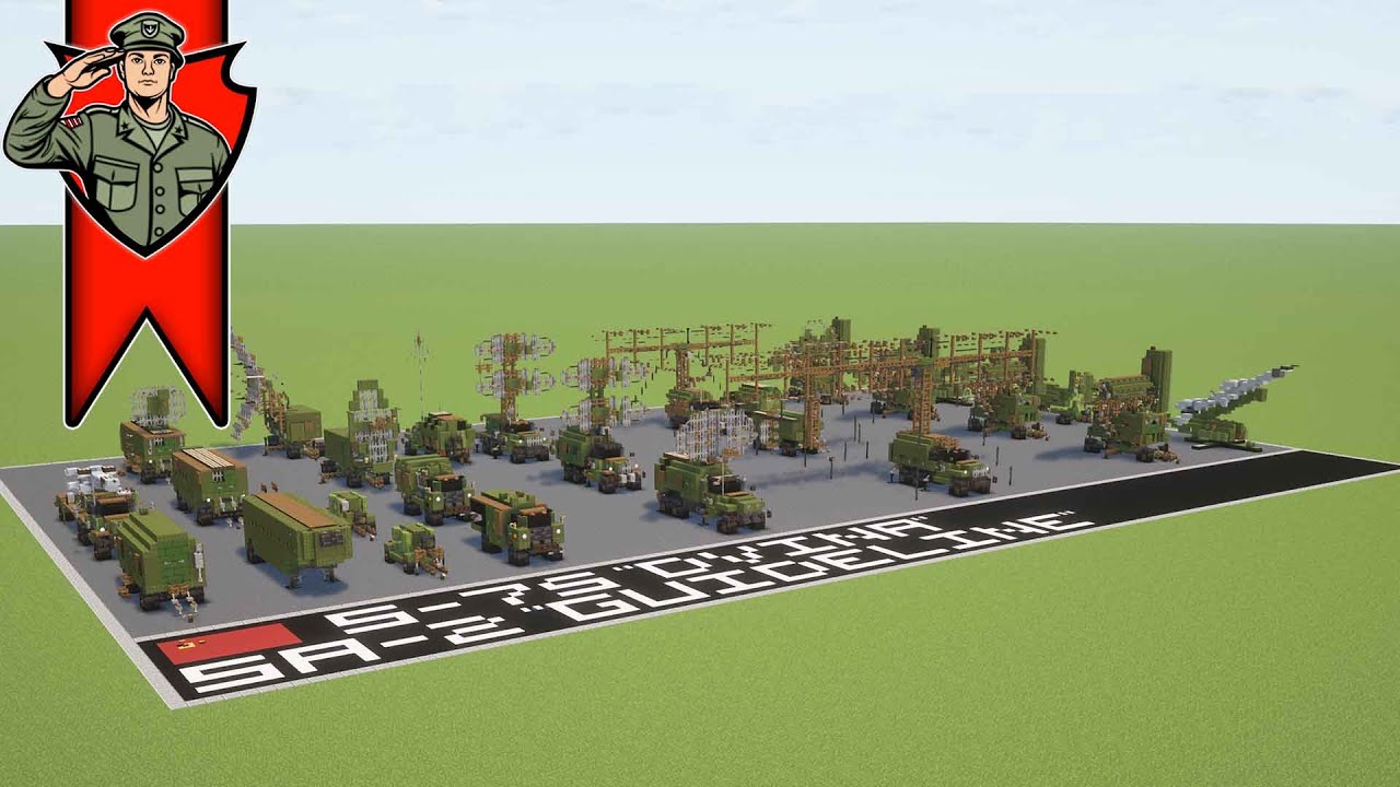 Minecraft - S-75 "Dvina" (NATO: SA-2 Guideline) Surface-to-Air Missile ...