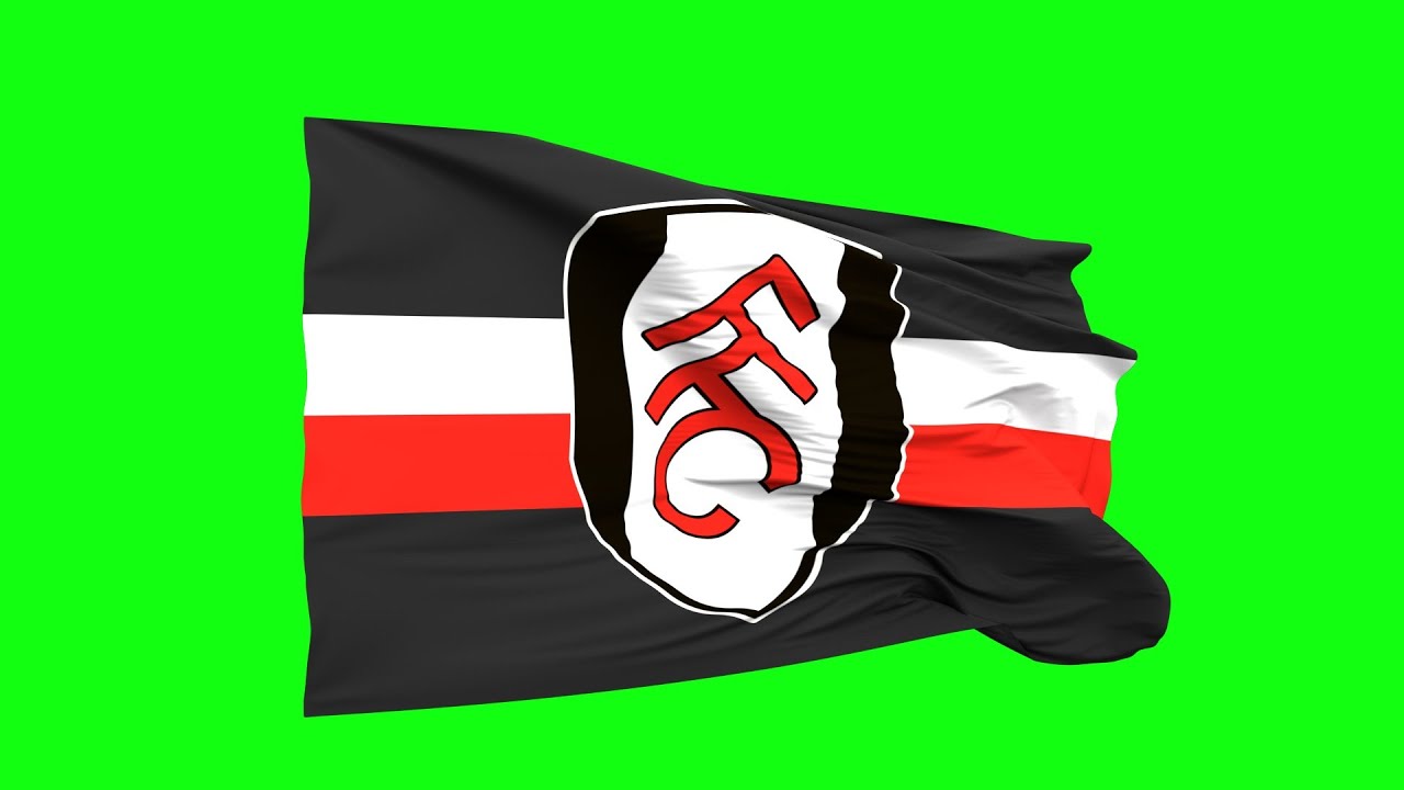 Fulham football club flag green screen | blue screen | chroma key (FREE ...