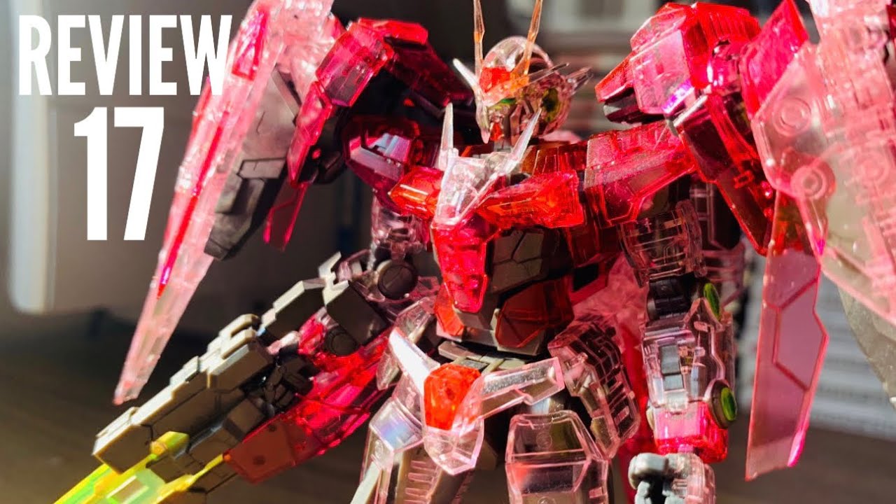 รีวิว RG OO raiser [Trans-am Clear Ver.] - YouTube