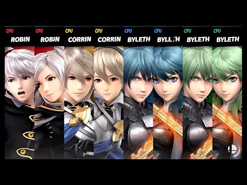 Robin and Robin VS Corrin and Corrin VS Byleth and Byleth VS Byleth and ...