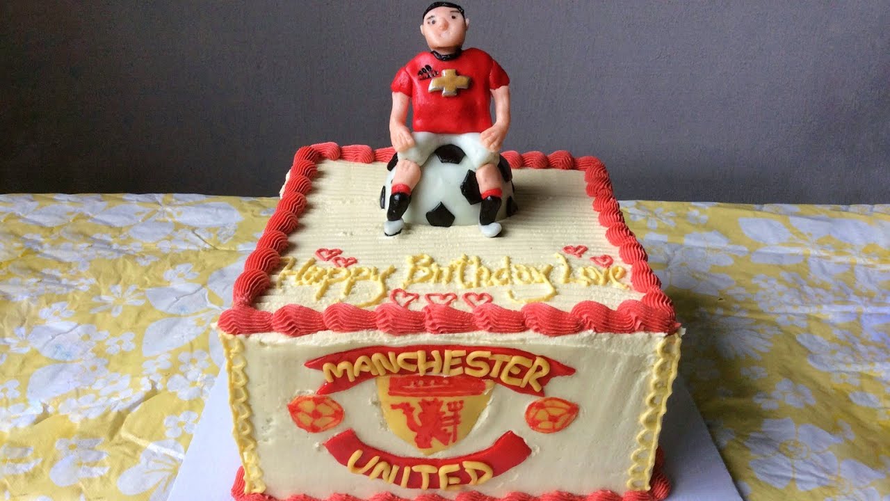 ⚽️ Manchester United Cake Design | Ighalo 2020 - YouTube