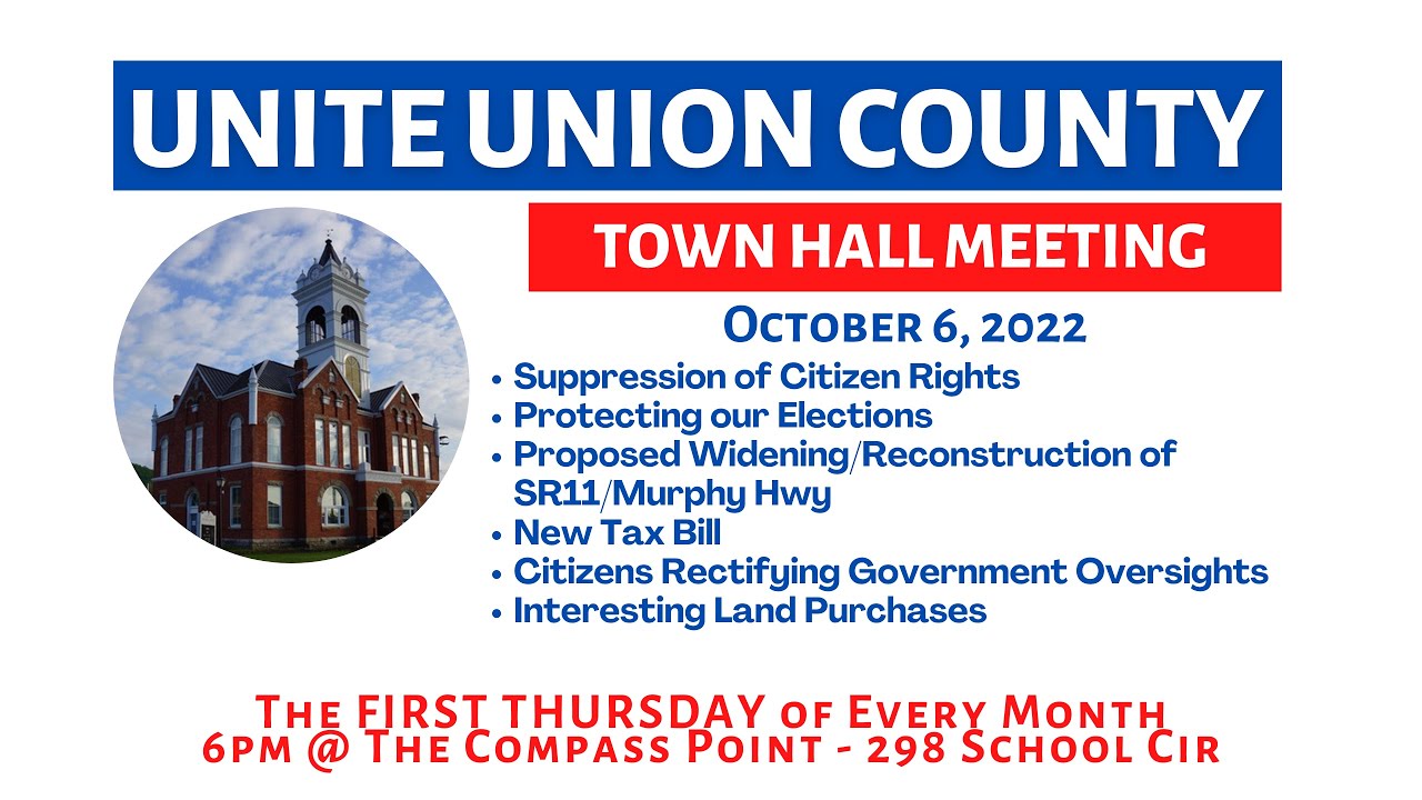 Unite Union County Town Hall Meeting - October 6, 2022 - YouTube