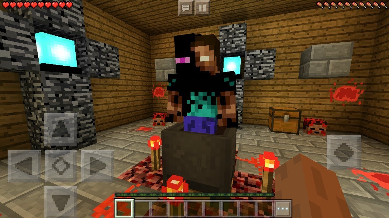 I FOUND ENDERBRINE in Minecraft Pocket Edition - YouTube