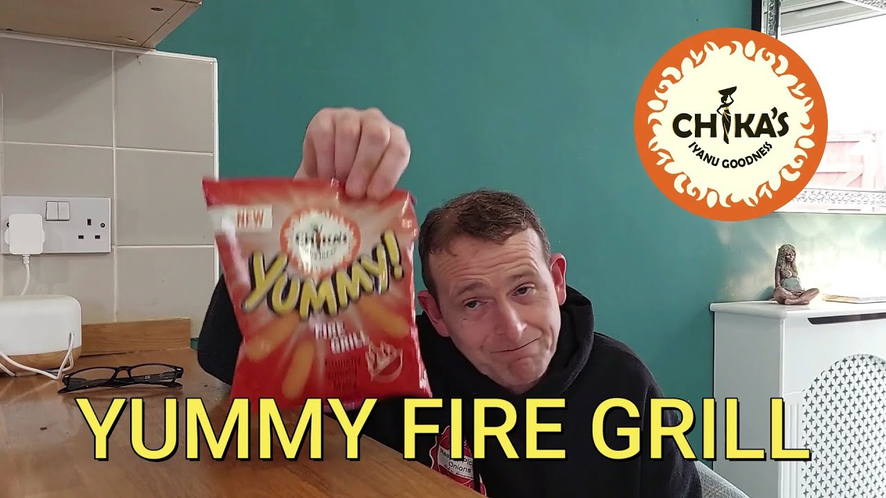 Chikas Yummy Fire Grill Crisps Crunchy Yummy And Melty - YouTube