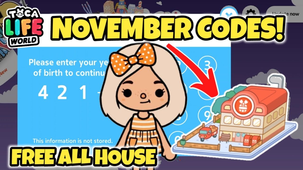 FREE NOVEMBER CODES Toca Life World Secrets and Hacks | Toca Boca - YouTube