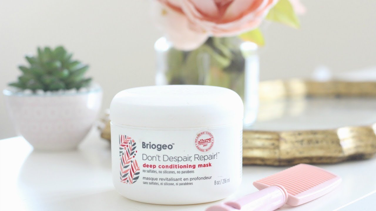 Briogeo Dont Despair Repair deep conditioning hair mask Review - YouTube