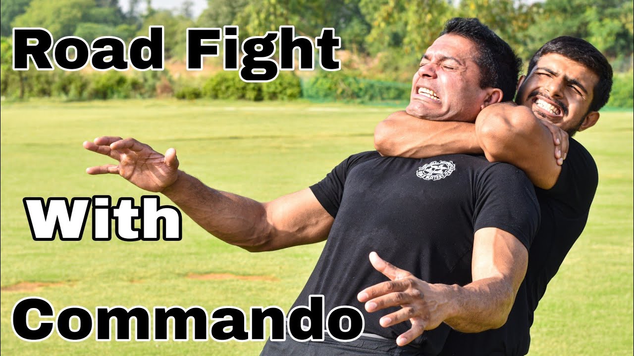 Road fight with Commando || Escape Neck Lock || self defence - YouTube