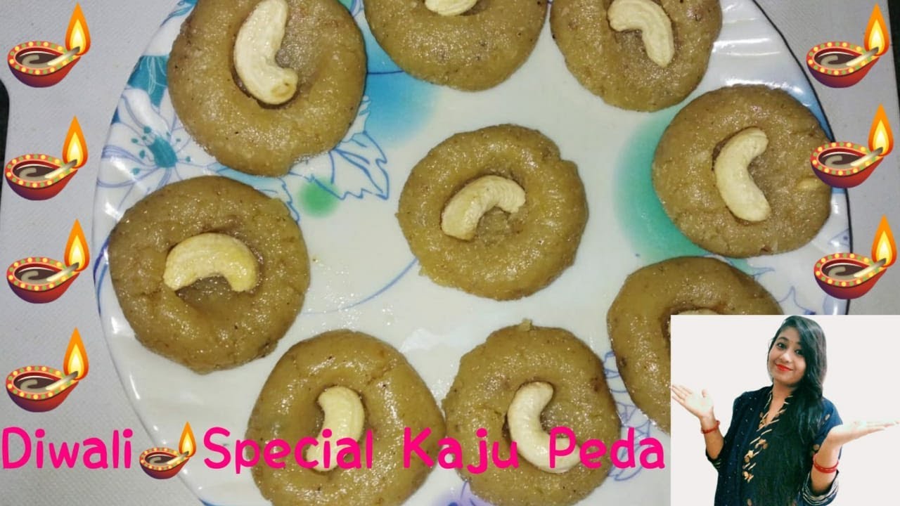 How To Make Kaju Peda At Home II Diwali Special Kaju Peda Ghar Par ...