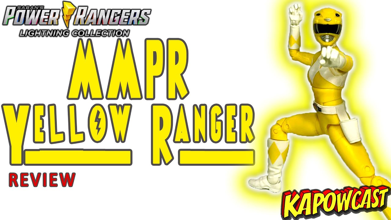 HASBRO LIGHTING COLLECTION MMPR YELLOW RANGER REVIEW - YouTube