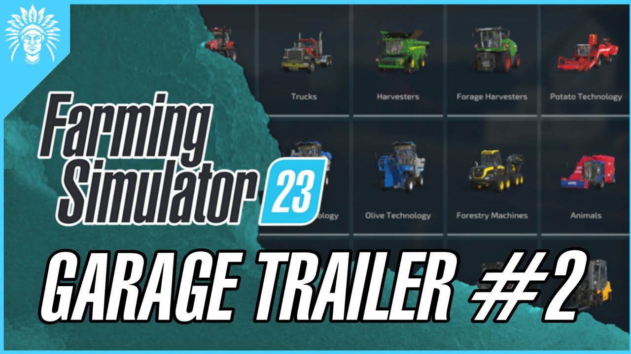 FS23 GARAGE TRAILER #2 | NEW VEHICLES AND EQUIPMENT | FS23 NEWS - YouTube