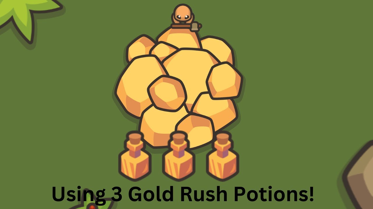 [TAMINg.IO] USING 3 GOLD POTIONS!!! GETTING GOLD RUSH ACHIEVEMENT ...