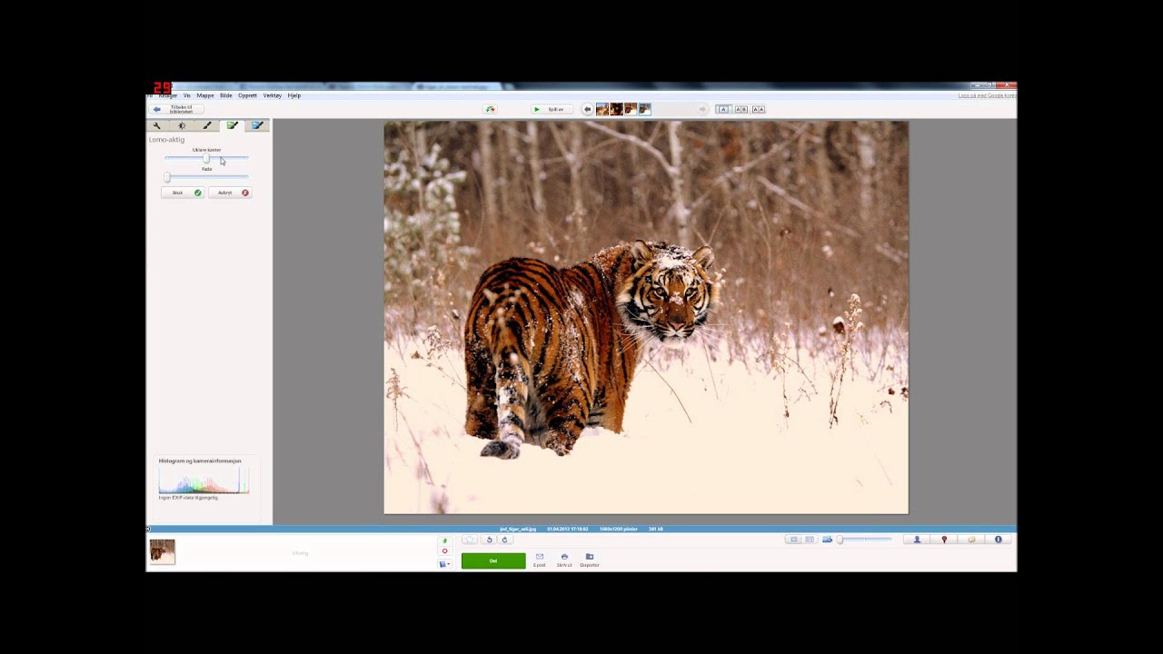 Picasa 3 color edit and correcting - YouTube