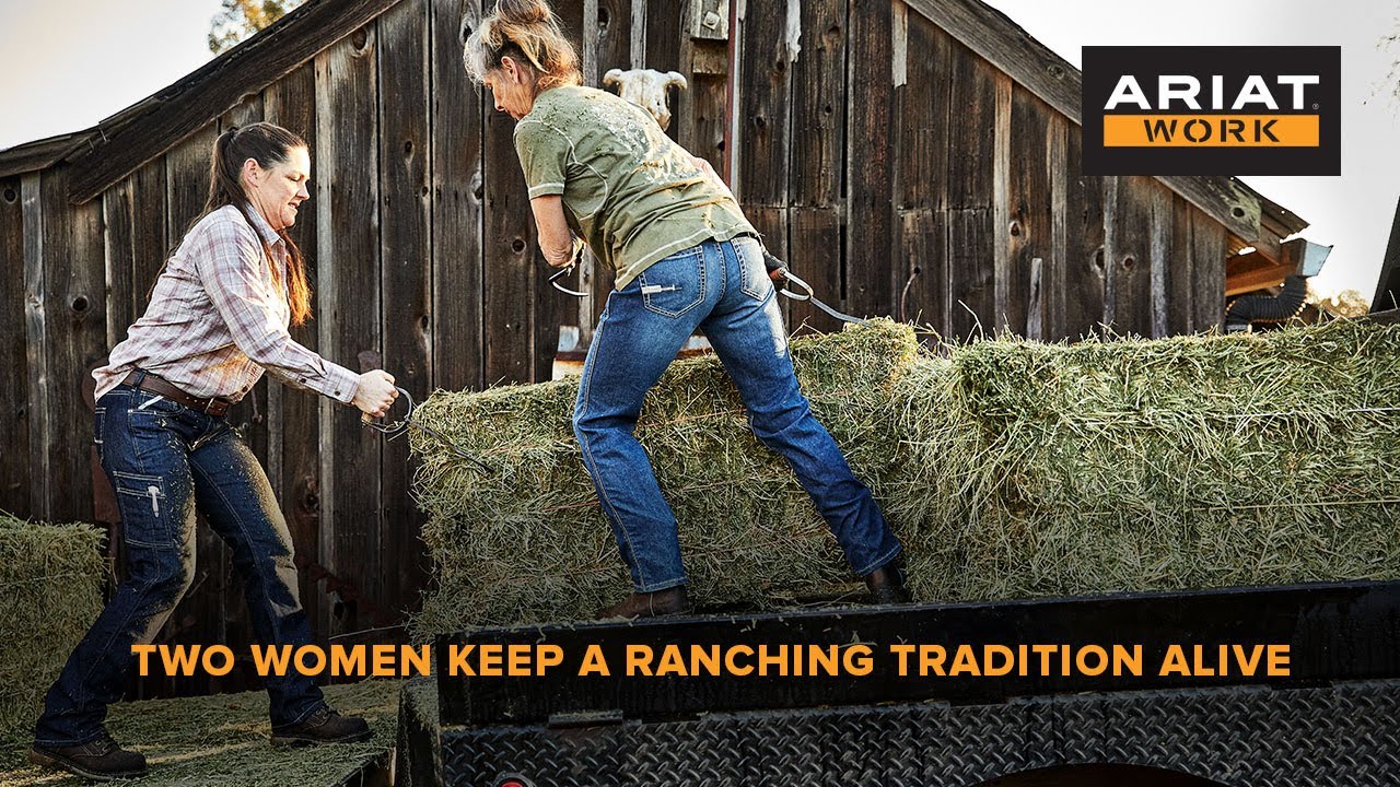 TWO WOMEN KEEP A RANCHING TRADITION ALIVE - YouTube