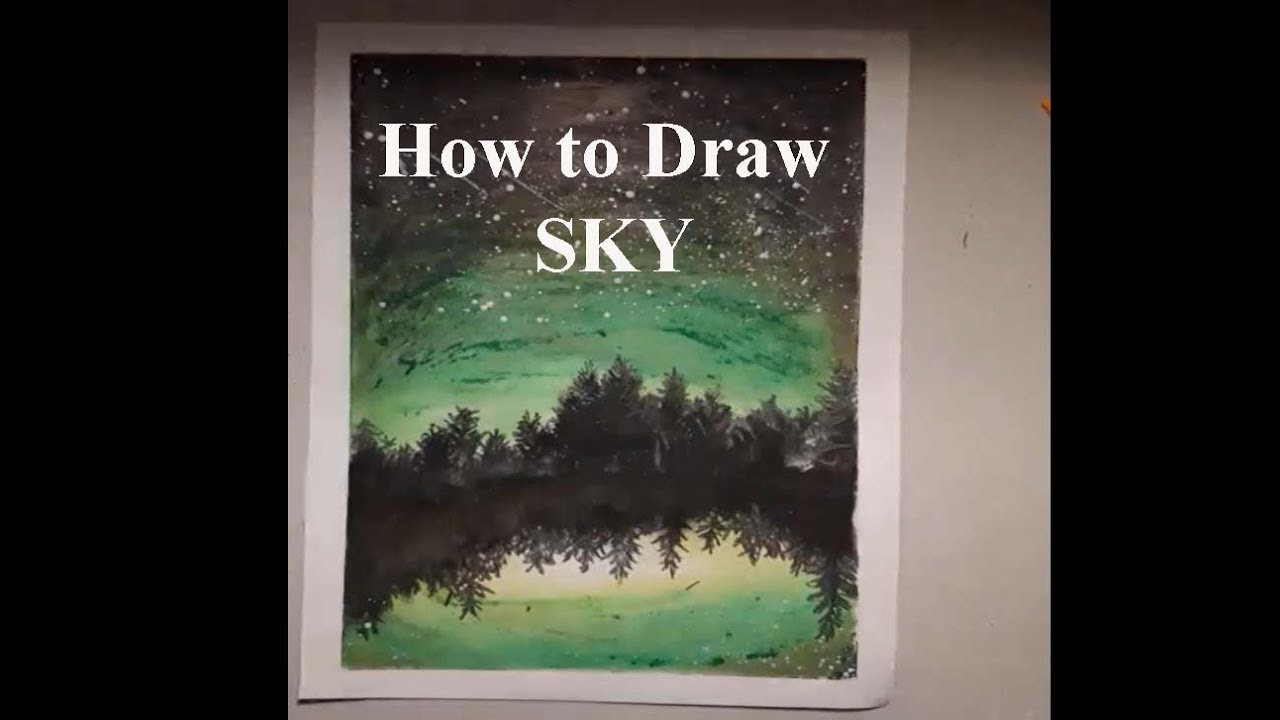 Easy & Simple How to Draw SKY drawing for Beginners Step by Step #3 ...