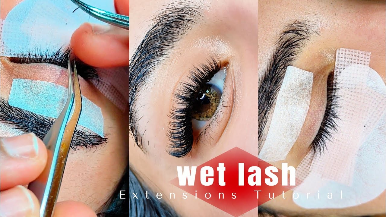 LASH WITH ME | WET SET| Quick + EASY WET LASH STYLE ( OBSESSED) - YouTube