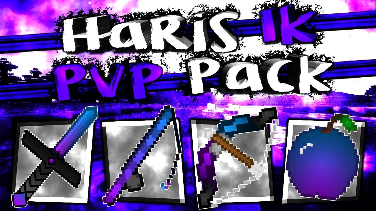 MINECRAFT PVP TEXTURE PACK - HARIS 1K FADE PACK UHC/MCSG - YouTube