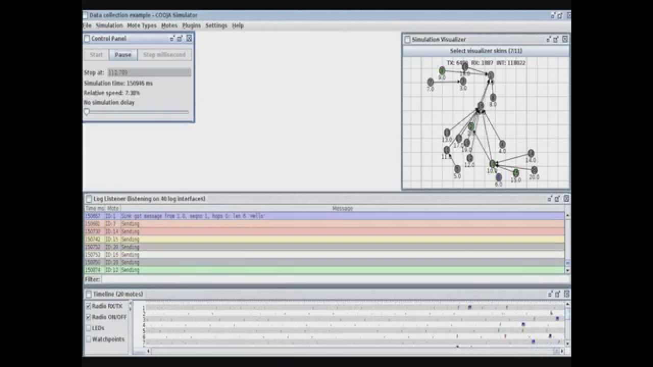Cooja - Complete WSN Simulator with Contiki OS - YouTube