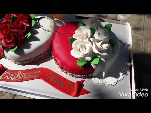 Nişan tortu. Ürək tortu. Həri tortu. Xına tortu  whatsapp 055 352 64 80