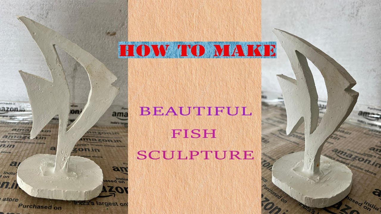 How to make an easy DIY fish sculpture DIY animal sculptures #Anus3 ...