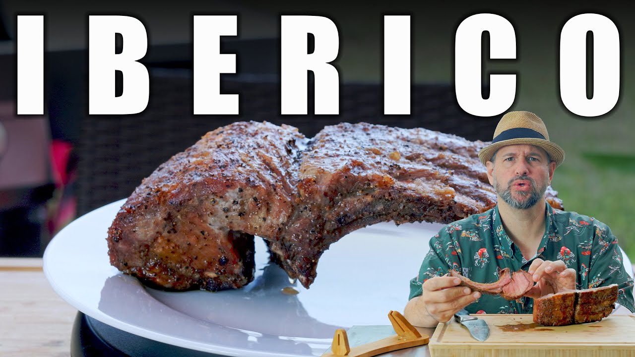Grilled Iberico Pork RIb Rack! | The Best Pork EVER with a simple NOT ...