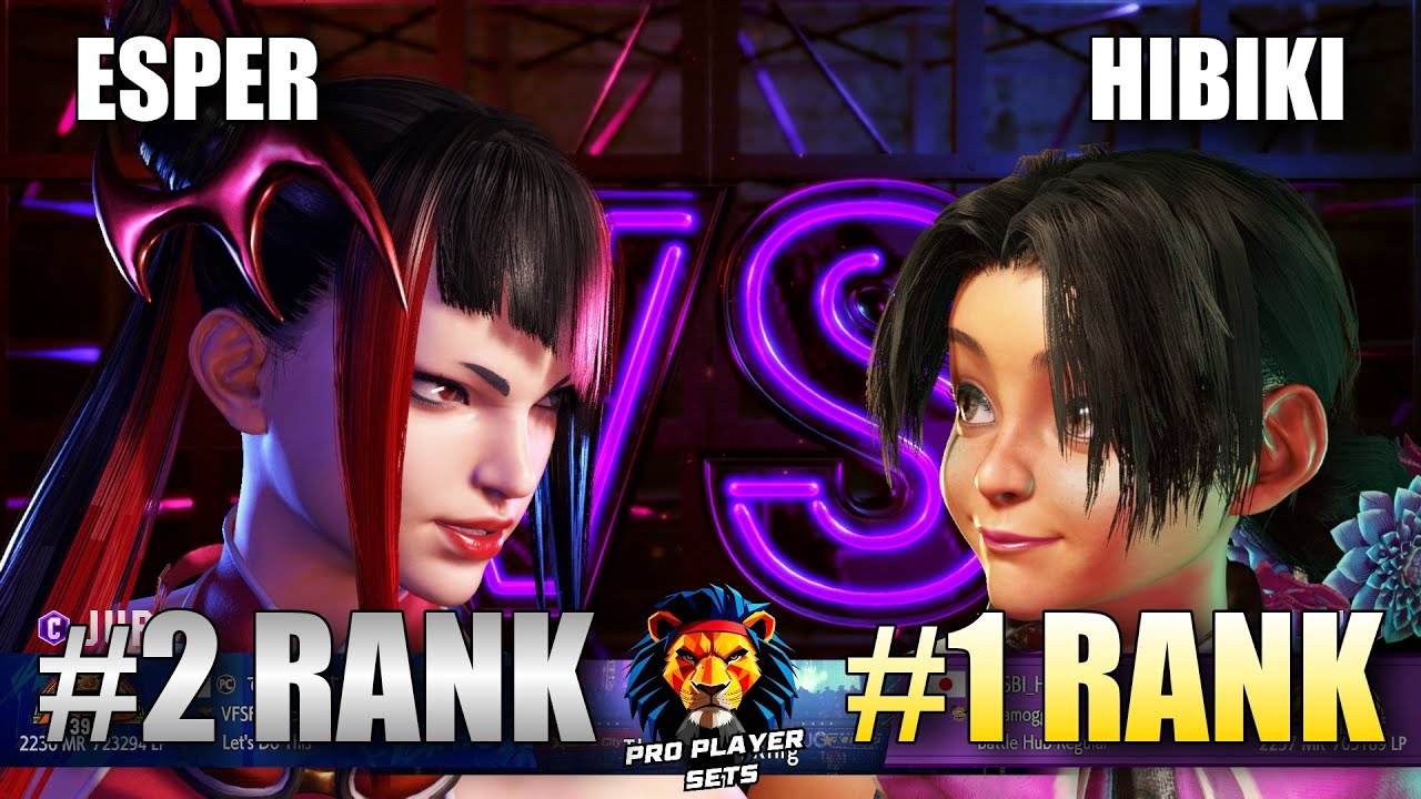 SF6 ☆ Esper (#2 Ranked Juri) VS Hibiki (#1 Ranked Lily) ☆ Pro Level Set - YouTube