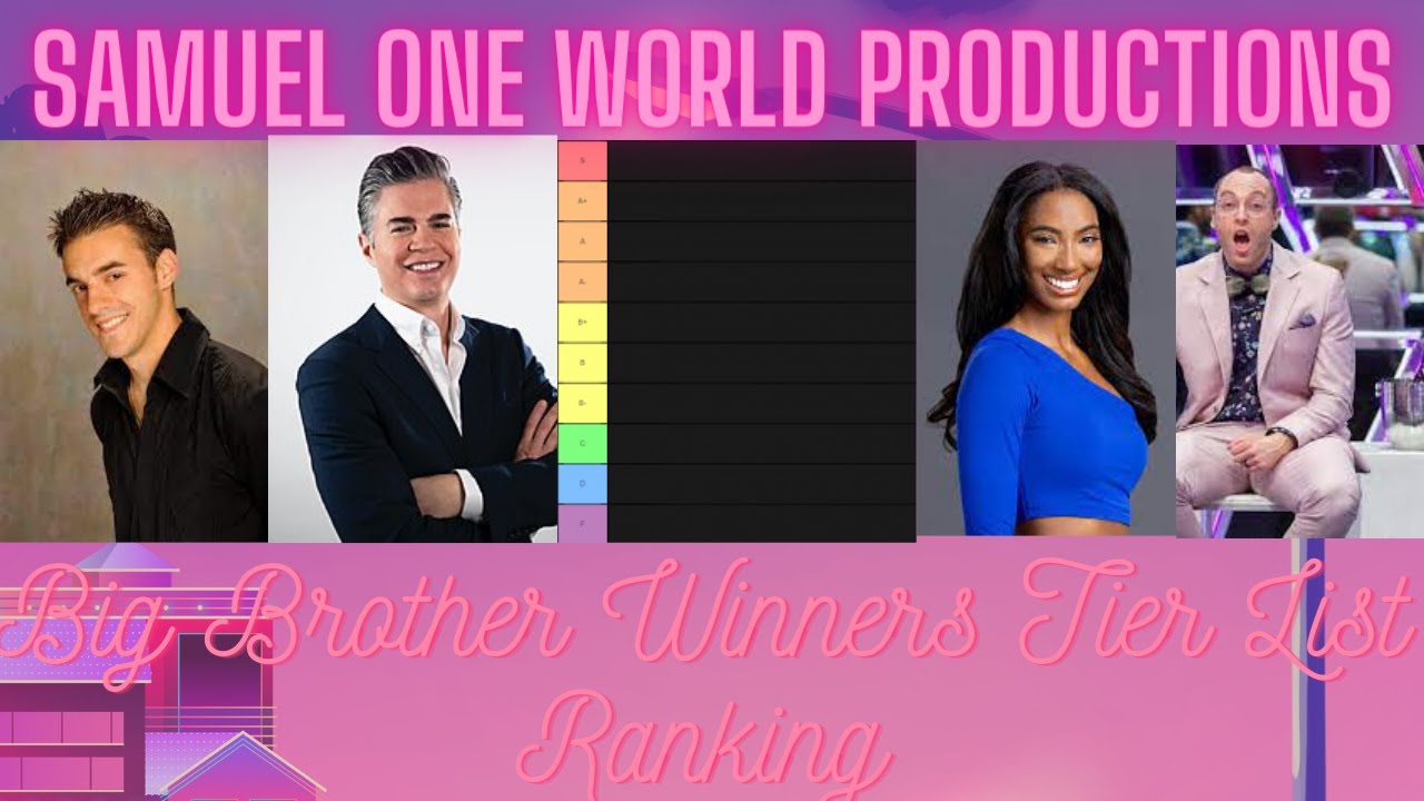 Big Brother Winner Tier List Ranking - YouTube