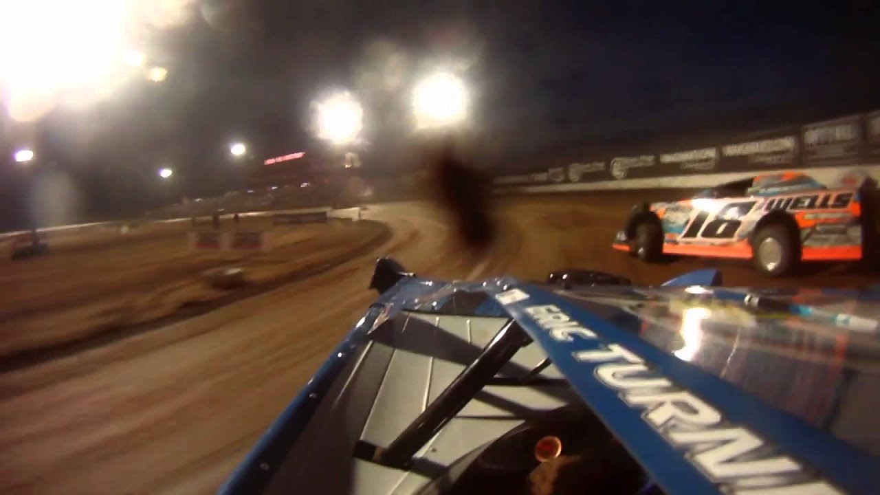 CB Race Cam Eric Turner in car Heat Race Lucas Oil Speedway 7/14/2012 ...