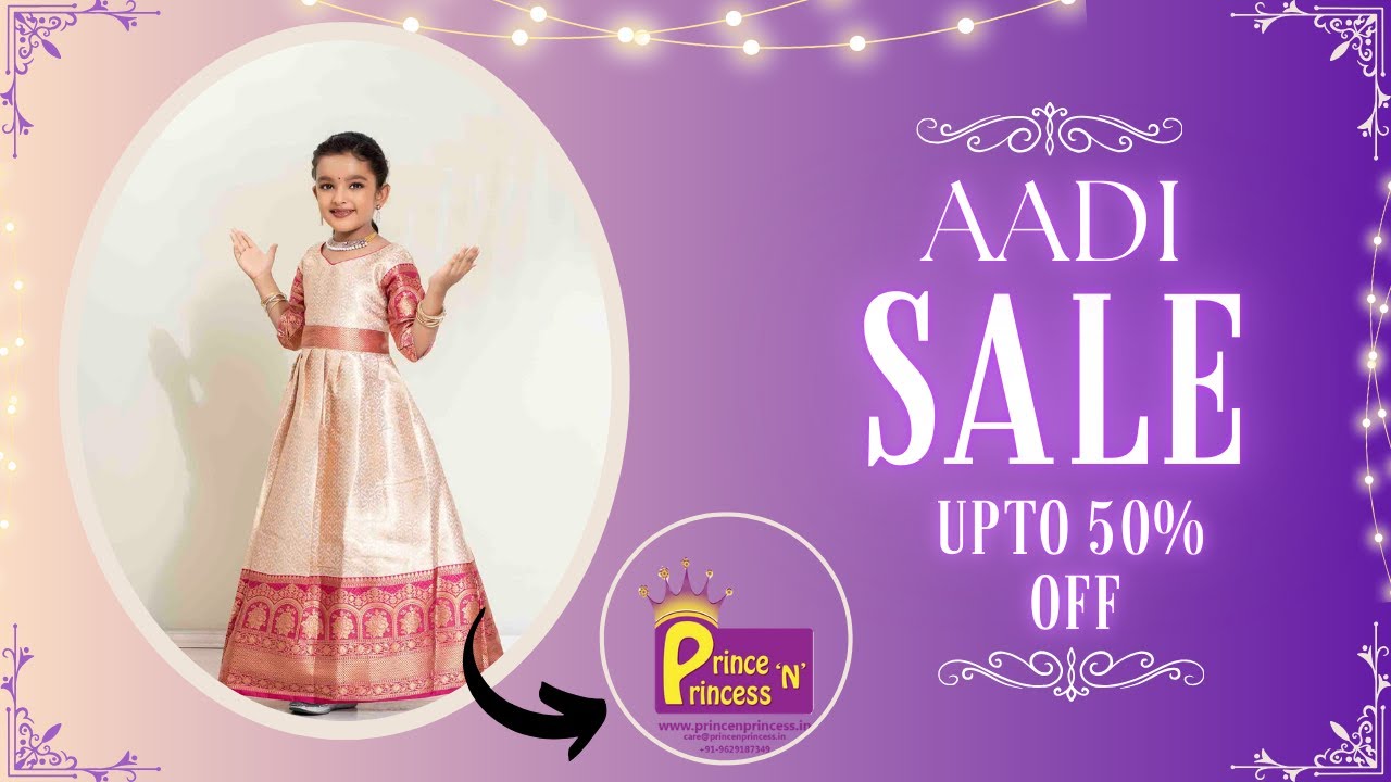 Aadi sale has arrived! 🎉 Get Up to 50% Discount on all children's ...