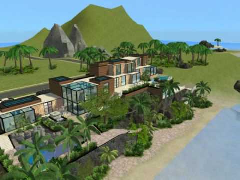 Sims 2 - house design v3 part 2 - YouTube