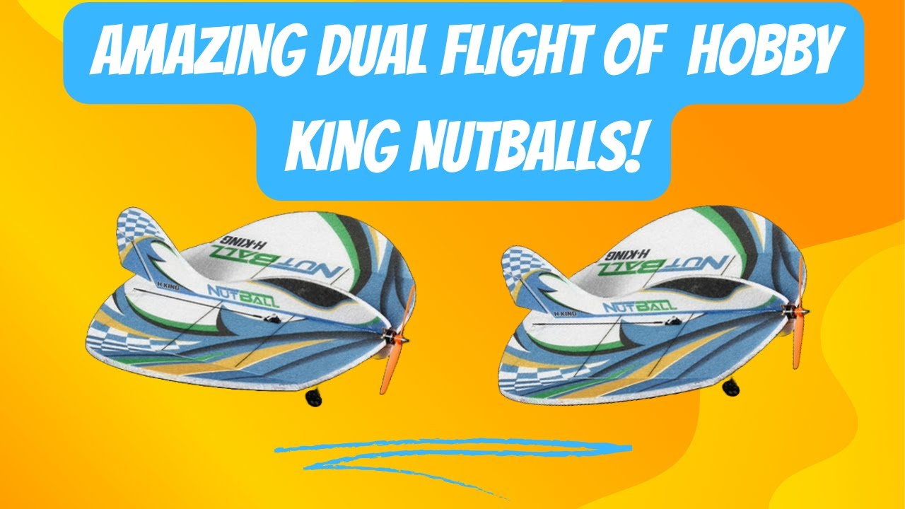 Amazing Dual Flight of RC Hobby King Nutballs! - YouTube
