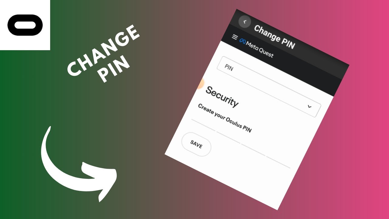 how to change meta quest pin - YouTube