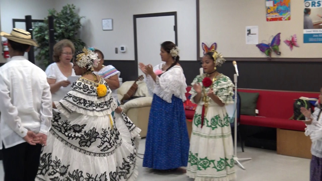 Tamborito being danced to a medley of folk songs of Panama - YouTube
