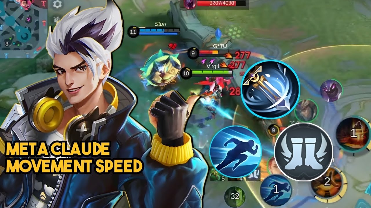 META CLAUDE MOVEMENT SPEED LARINYA KENCENG PARAH BIKIN MUSUH GK BISA ...