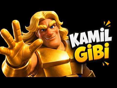 ALTIN ŞÖVALYEYİ KAMİL GİBİ GÖNDERİYORUM CLASH ROYALE