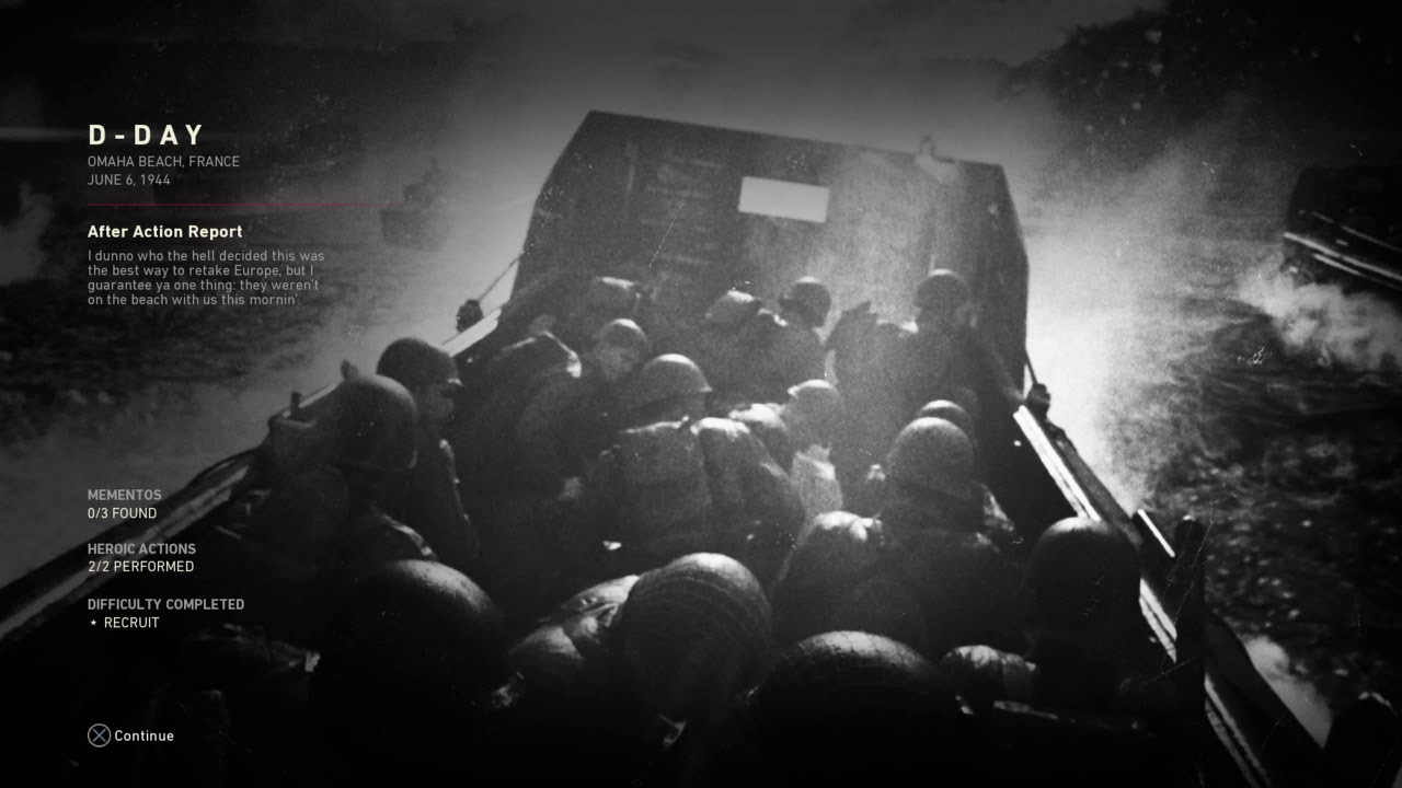 Call of Duty®: WWII part 1 D day - YouTube