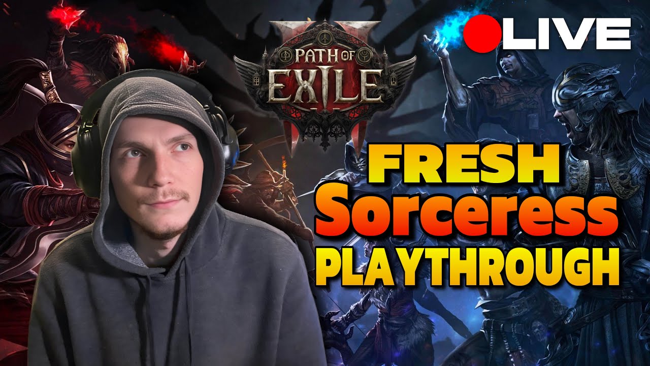 FRESH Spark Stormweaver Playthrough (Vibing) | POE 2 Sorceress Build ...