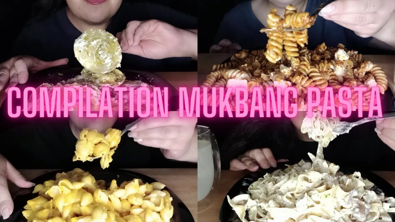 COMPILATION MUKBANG PASTA | PASTA MUKBANG | MUK SLURP ASMR - YouTube