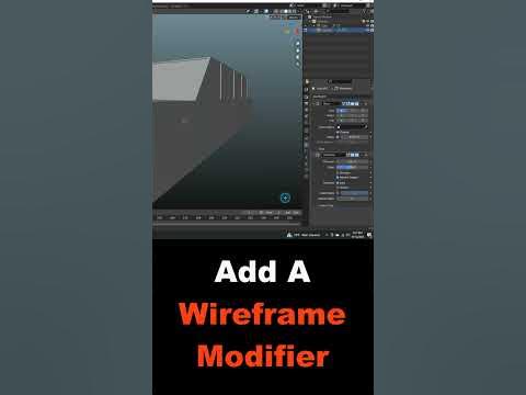 Wireframe Modifier | How To Make A Car Grill In Blender - YouTube