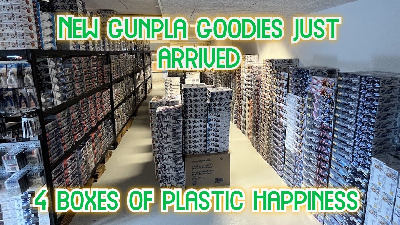 Gunpla kits arrived this morning. 4 boxes of goodies. - YouTube