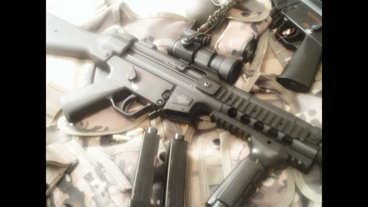 Airsoft Custom Mp5 AEG (HD) - YouTube