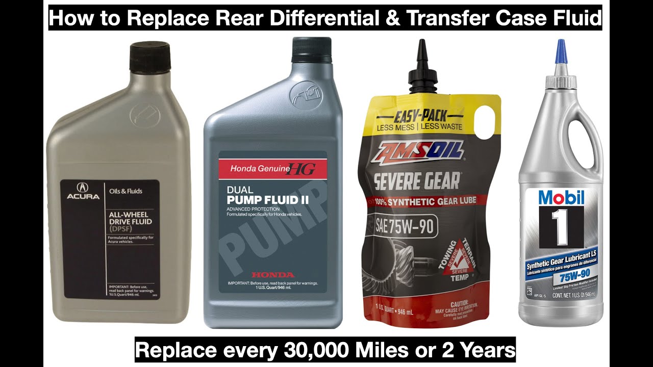 How to Replace Rear Differential and Transfer Case Fluid - 2007-2013 ...