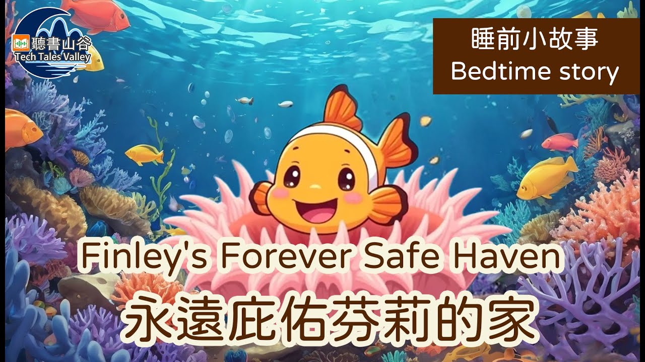 【原創中英兒童故事 | 共生互利】Finley's Forever Safe Haven-永遠庇佑芬莉的家 #幼兒睡前故事有聲書 #聽故事學 ...