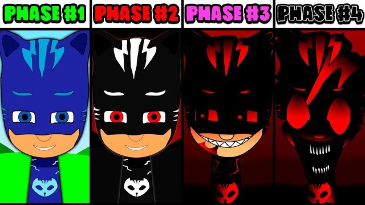 All Phases in New Incredibox Sprunki OC of PJ Masks (Catboy): From ...