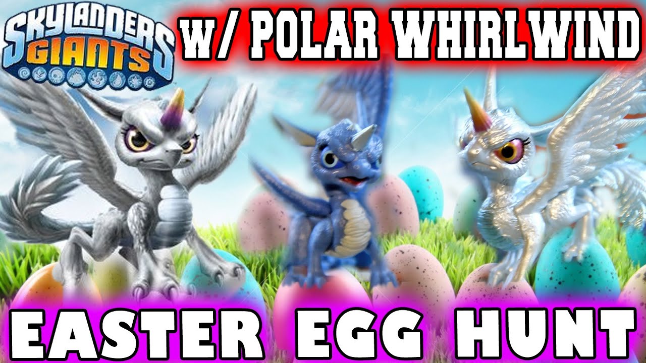 Polar Whirlwind Egg Hunt Surprise !Happy Easter! (Skylanders Giants ...