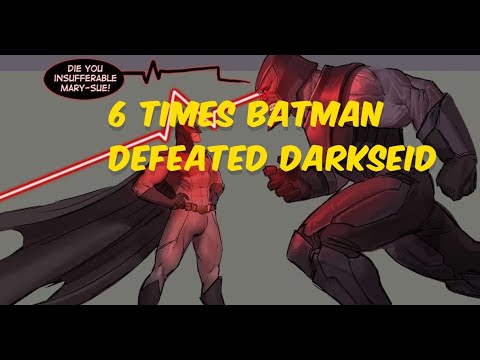 6 Times Batman Defeated Darkseid - YouTube