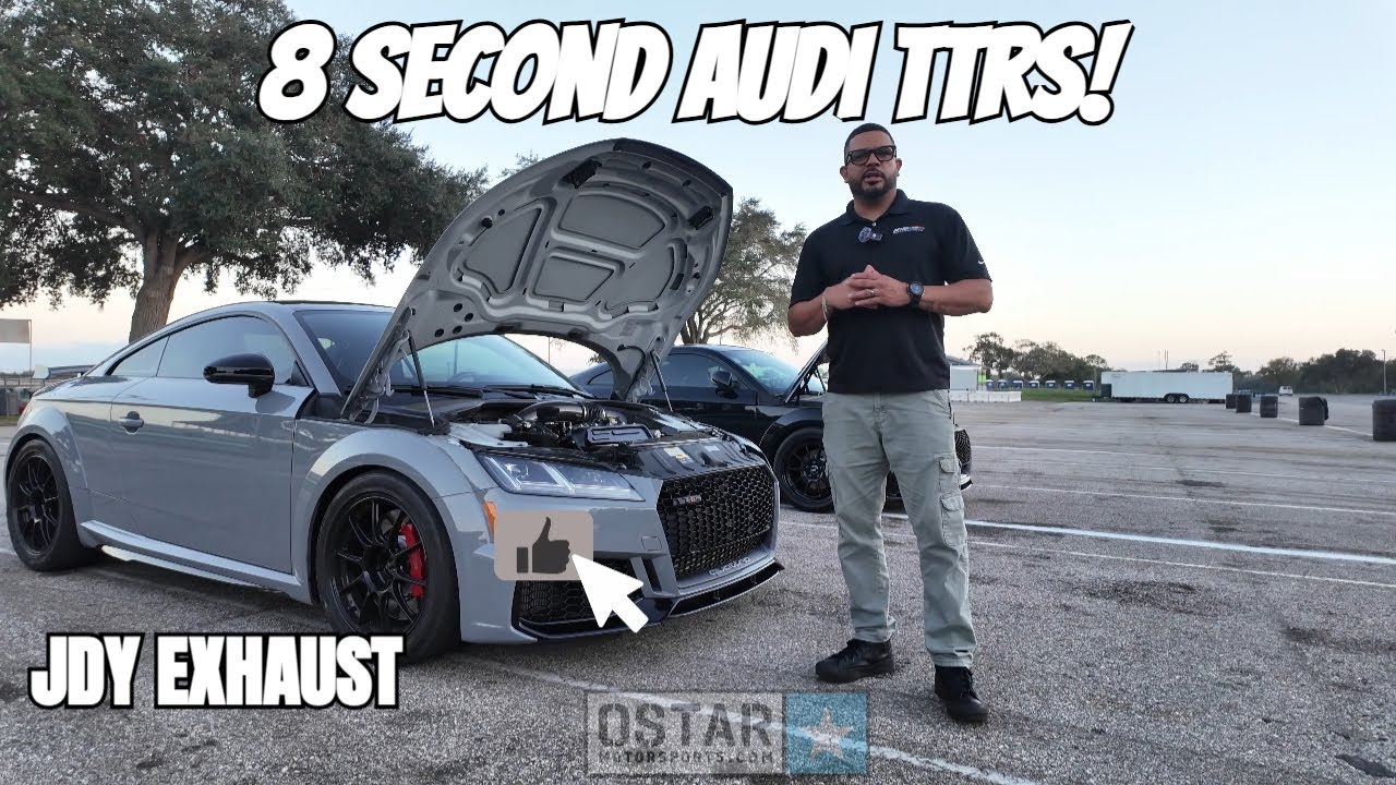 8 SECOND AUDI TTRS! | JDY EXHAUST SYSTEM SOUNDS AMAZING! - YouTube