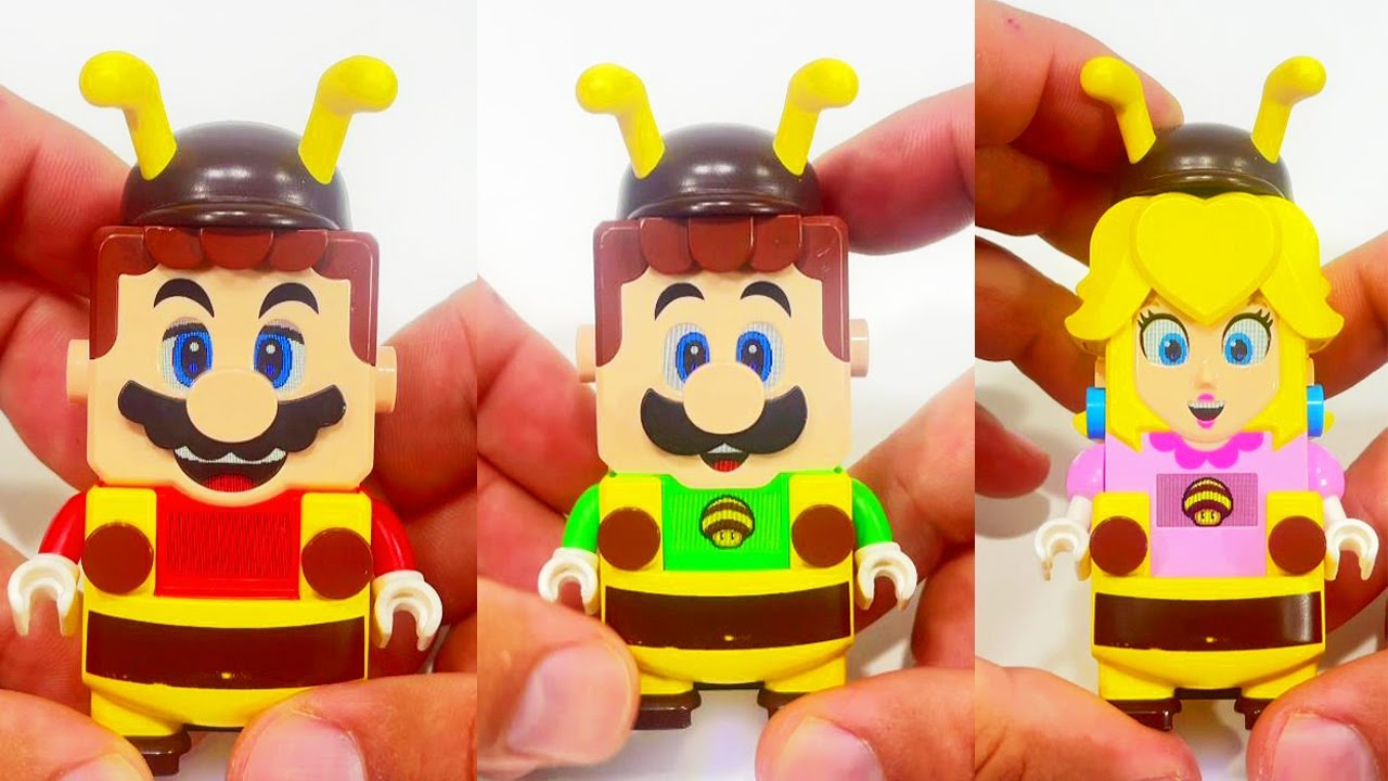 All in Bee Power-Up Suits | #LEGO Mario Luigi and Peach #howtobuild # ...