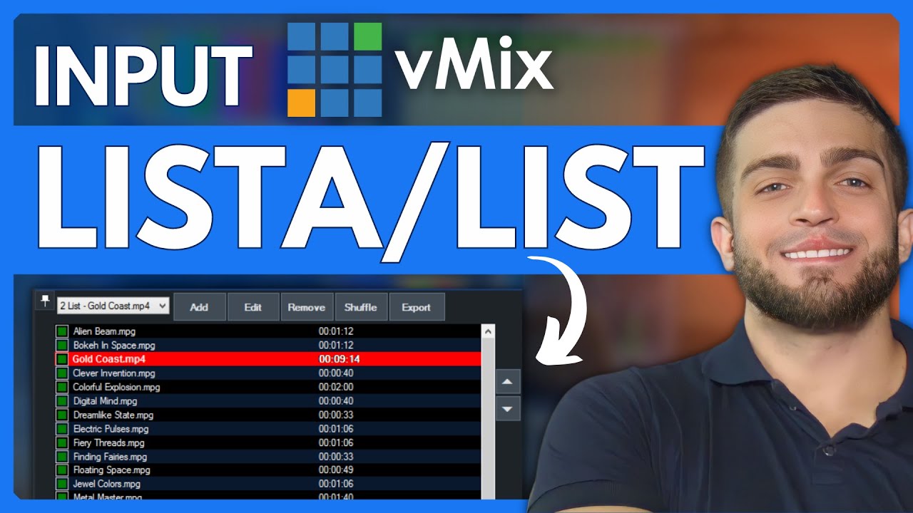 vMix | INPUT LISTA/LIST: Montagem e Configuração - Ideias de como usar ...