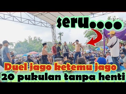 Seru ️Duel jago ketemu jago 20 pukulan tanpa henti#lumajang jatim ...