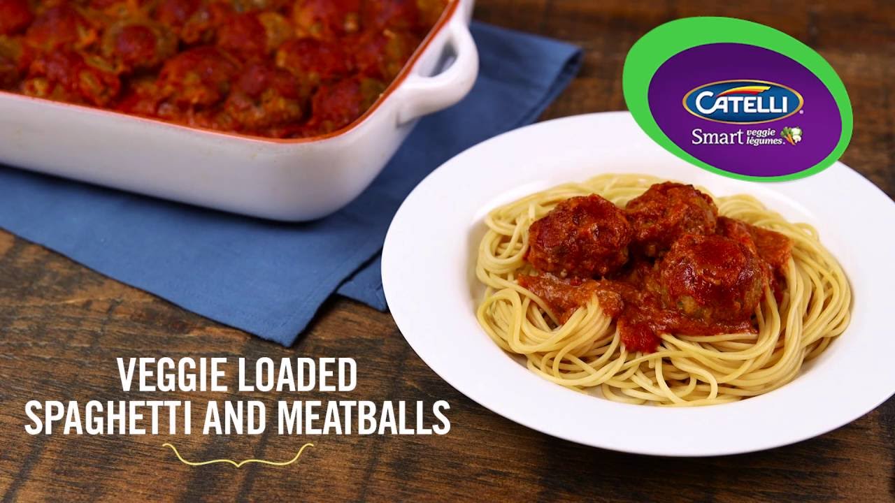 Catelli® - Veggie Loaded Spaghetti and Meatballs - YouTube